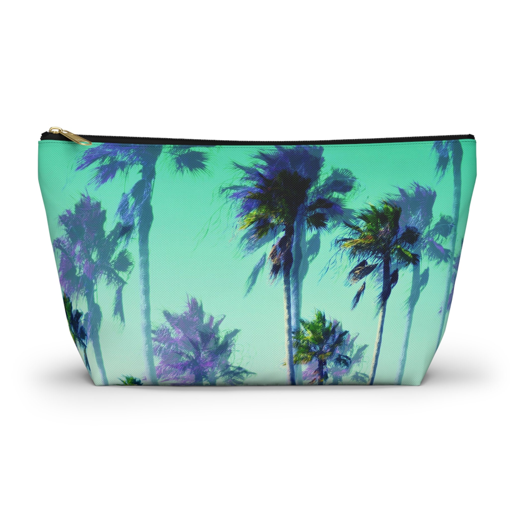 Jungle Green Palms Carry-all Pouch Palm Trees Style Zip - Etsy