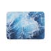 Blue Ocean Surf Bath Mat, Beach Surf Bohemian Chic Ocean Waves Accent ...