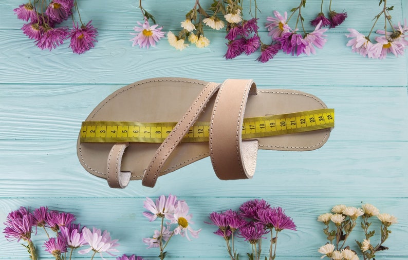 Greek Leather Sandals Toe Loop Sandals Thongs Flip Flops - Etsy