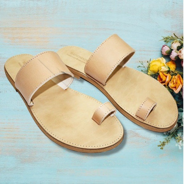 Toe Loop Sandals - Etsy