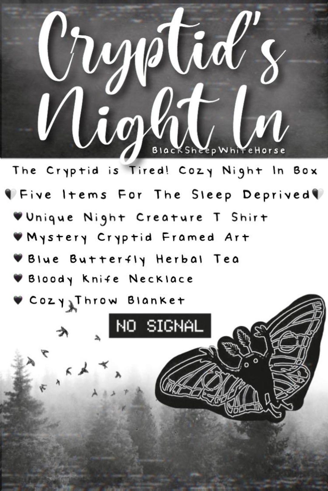 Cryptid’s Night in - the Cryptid is Tired Medium Care Package for the ...