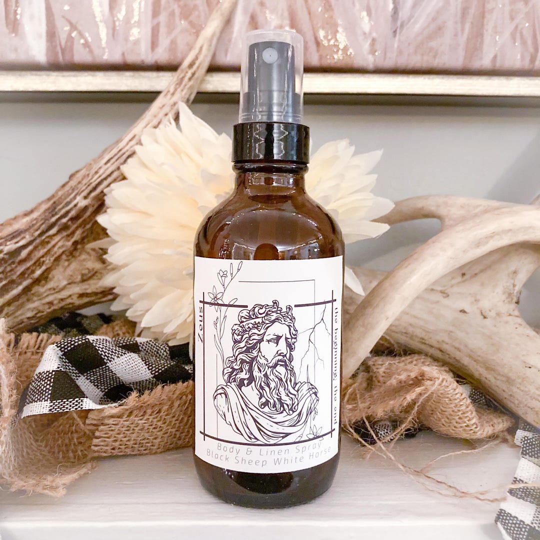 ZEUS Child of Zeus Greek Gods & Goddesses Inspired 4oz 2oz Glass ...