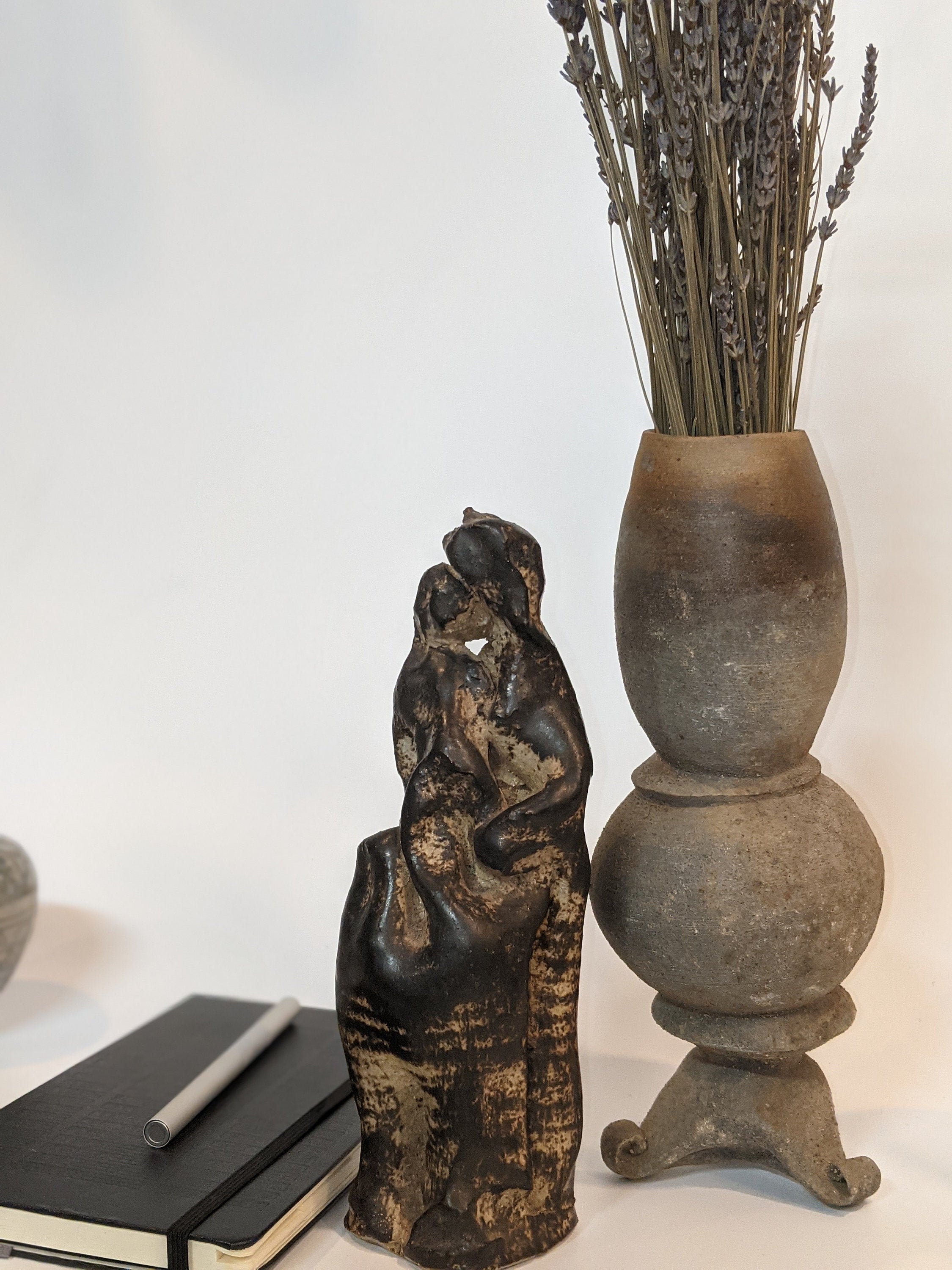 RARE! Claude Horan Mother & Child Sculpture Hawaii Handmade Figure ...