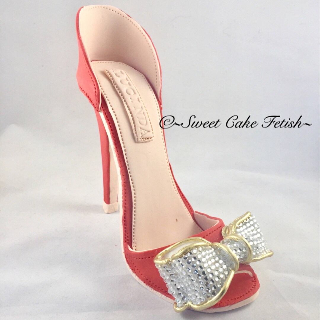 Gumpaste High Heel/fondant High Heel/sugar Heels/high Heel Topper ...