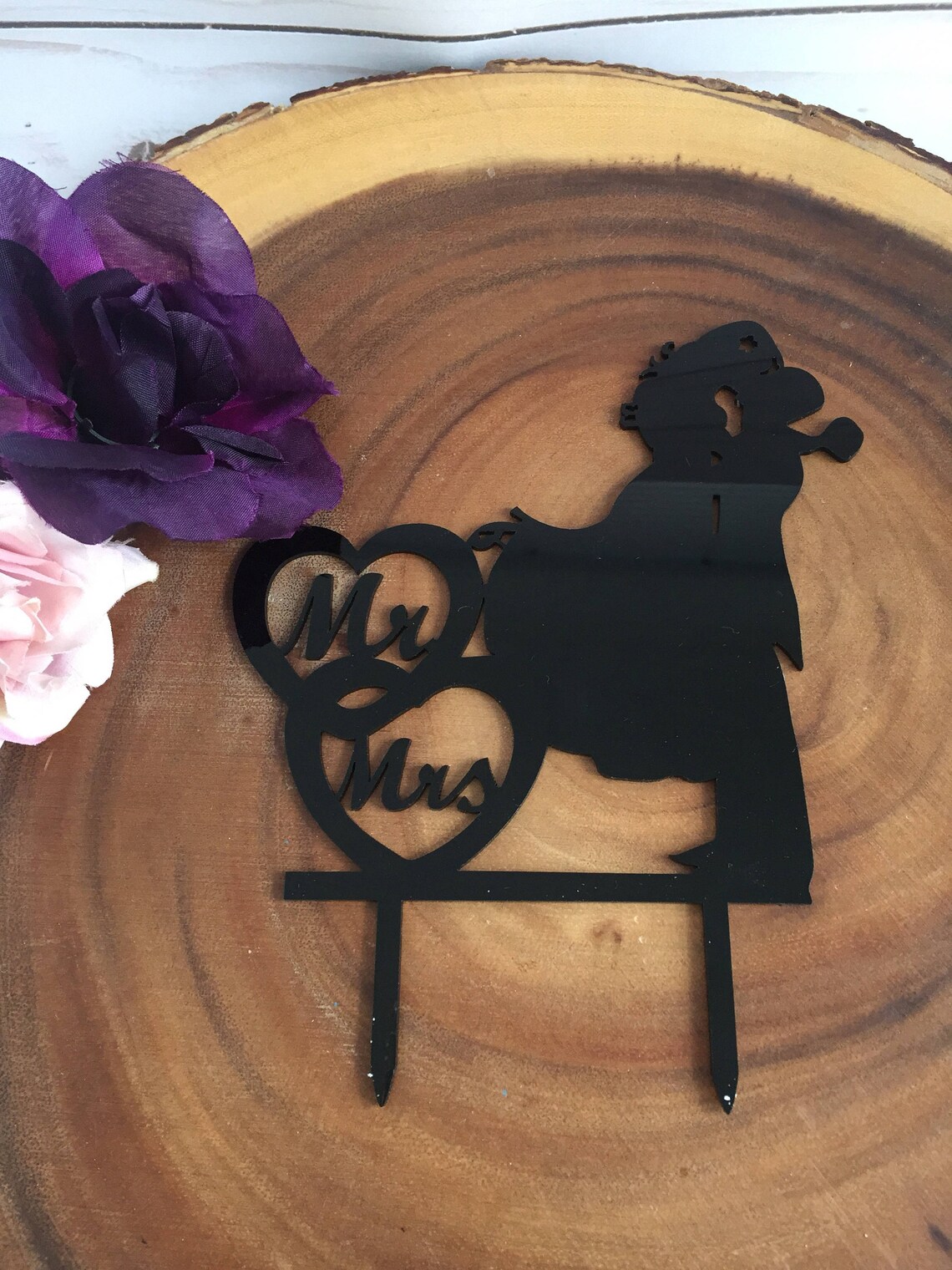 Wedding Cake Topper Mr. & Mrs. Cake Topper Marry Me Topper She | Etsy