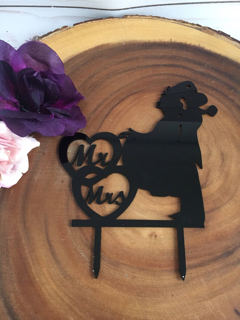 Wedding Cake Topper Mr. & Mrs. Cake Topper Marry Me Topper She - Etsy