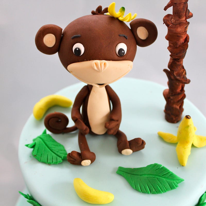 Fondant Monkey - Etsy