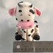 Fondant Cow Gumpaste Cow Farm Cake Topper Edible Cow Edible Cake Topper ...