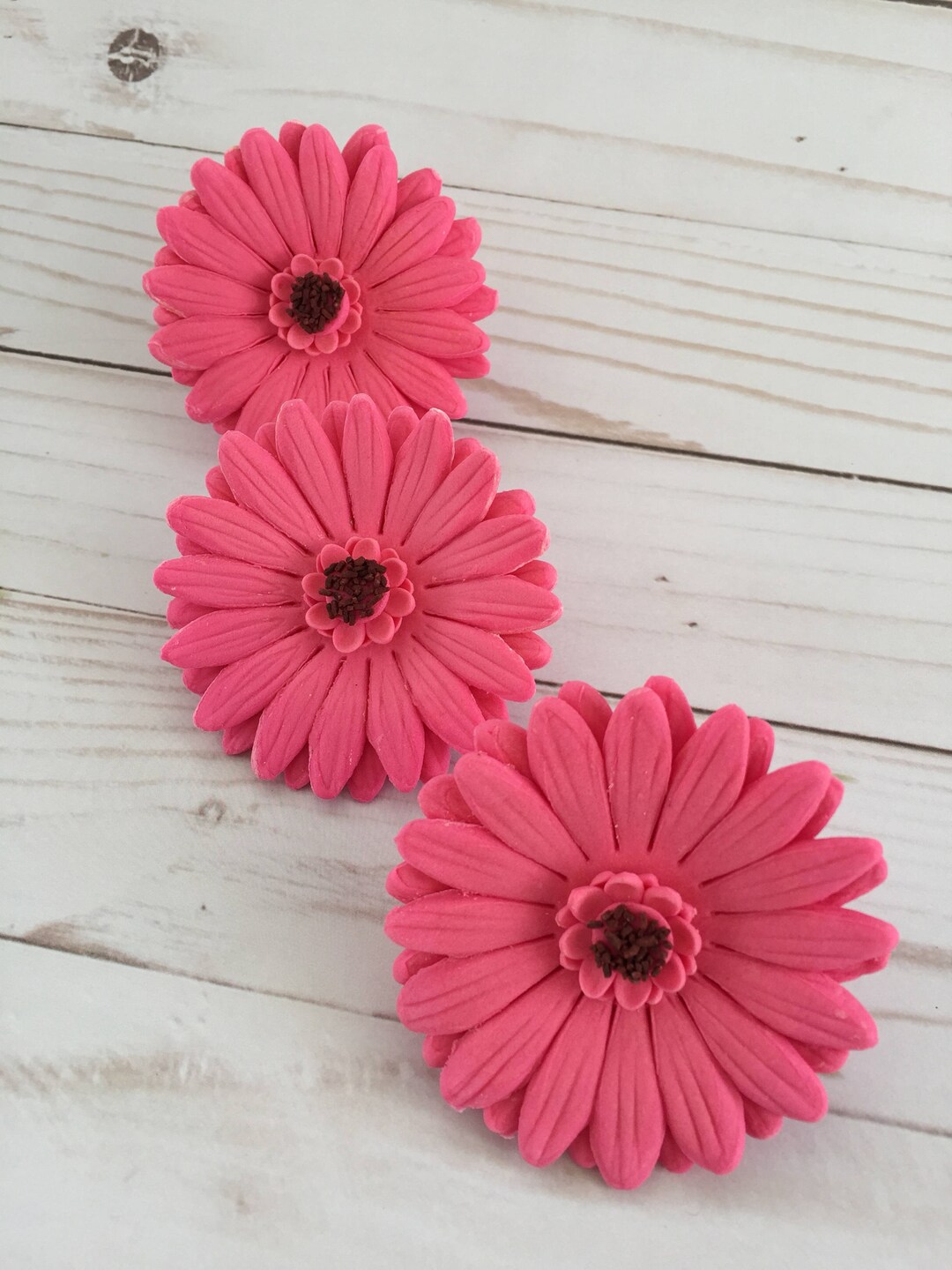 Gumpaste Daisy Sugar Flower Cake Topper Gum Paste Flower Cake Topper ...