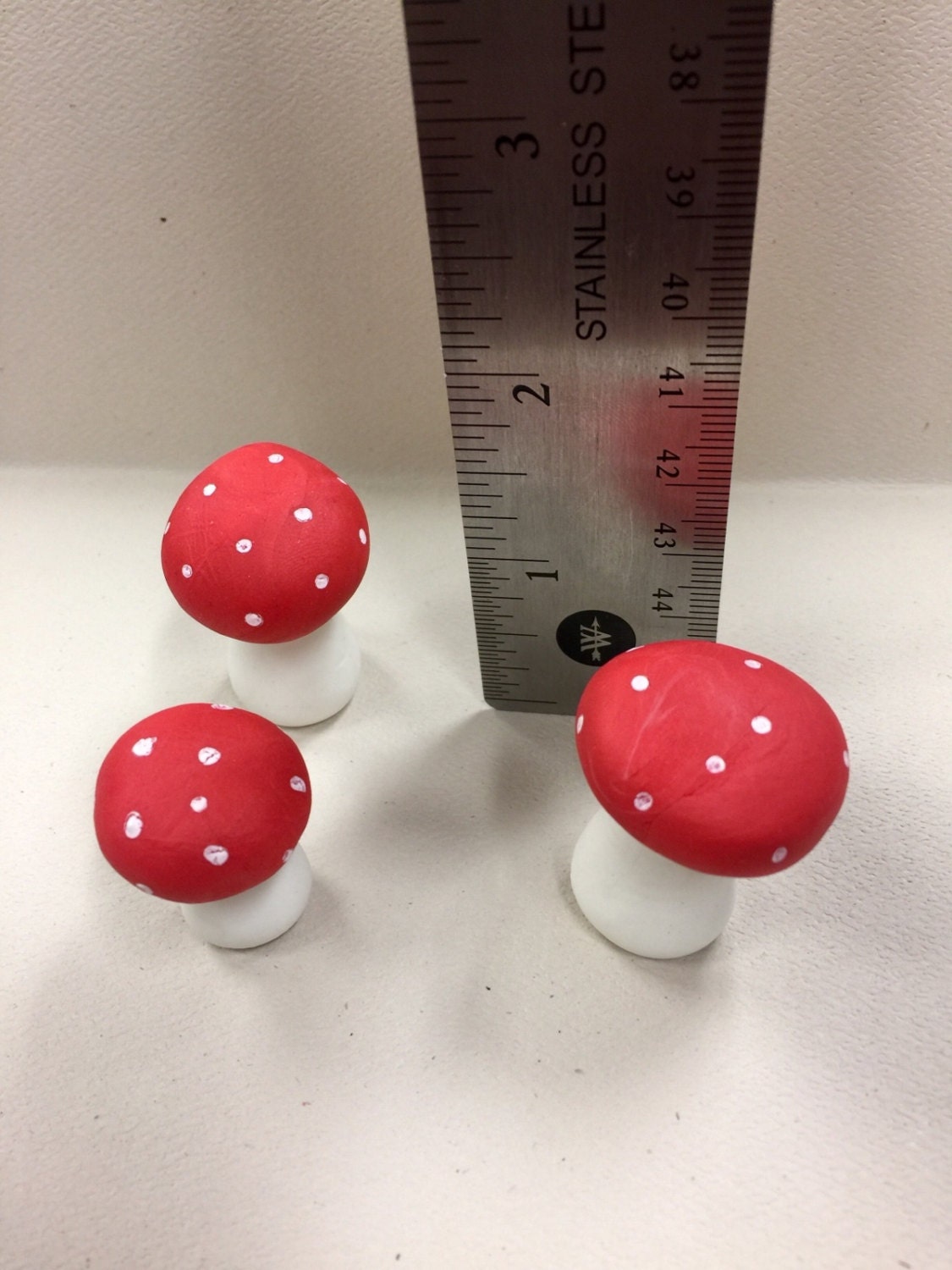 Fondant Toadstools Gumpaste Toadstools Edible Toppers Cupcake - Etsy