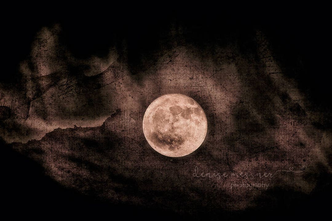 Dramatic Full Moon Photography, Art Print, Astrophotography Bay Area ...