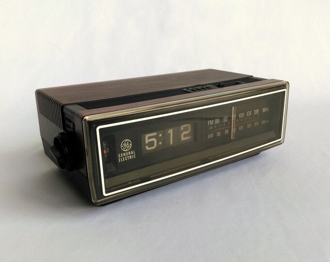 Vintage Clock, Flip Number Clock by General Electric, Flip Clock, Clock ...