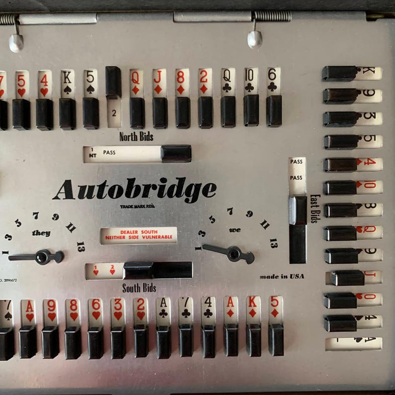Vintage Auto Bridge Playing Board Game | Travel Game - Etsy UK