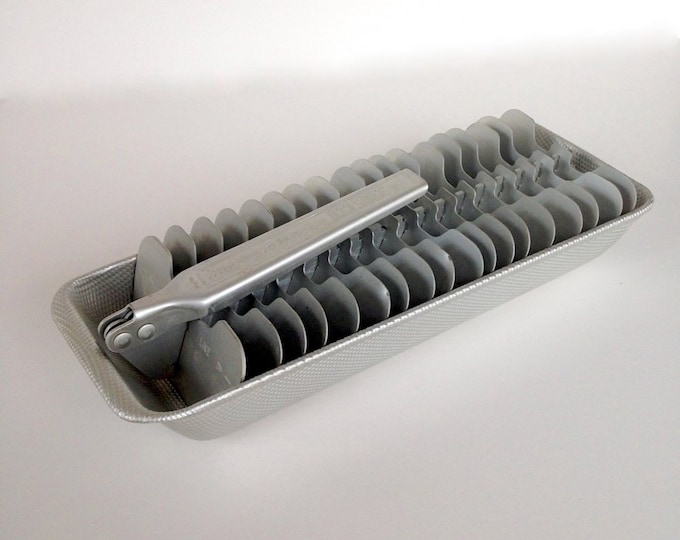 Vintage Ice Tray, Magic Touch, Ice Slice, Ice Cube Tray, Aluminum Tray ...