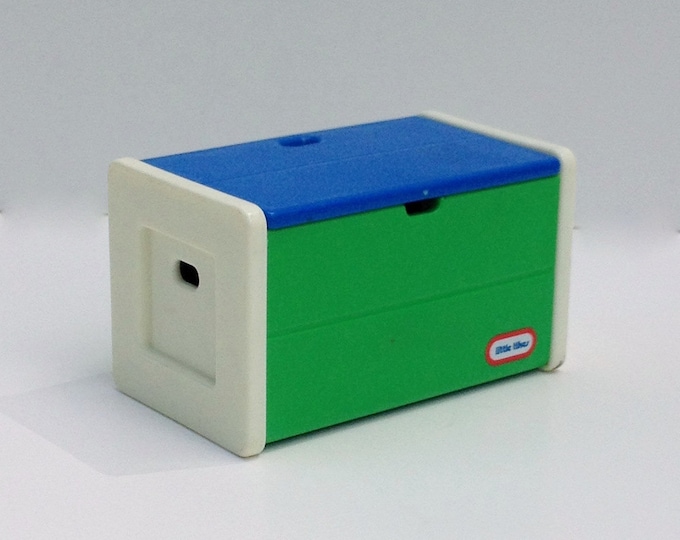 Vintage Little Tikes Toy Box 80s 90s Dollhouse Size Miniature Toddler ...