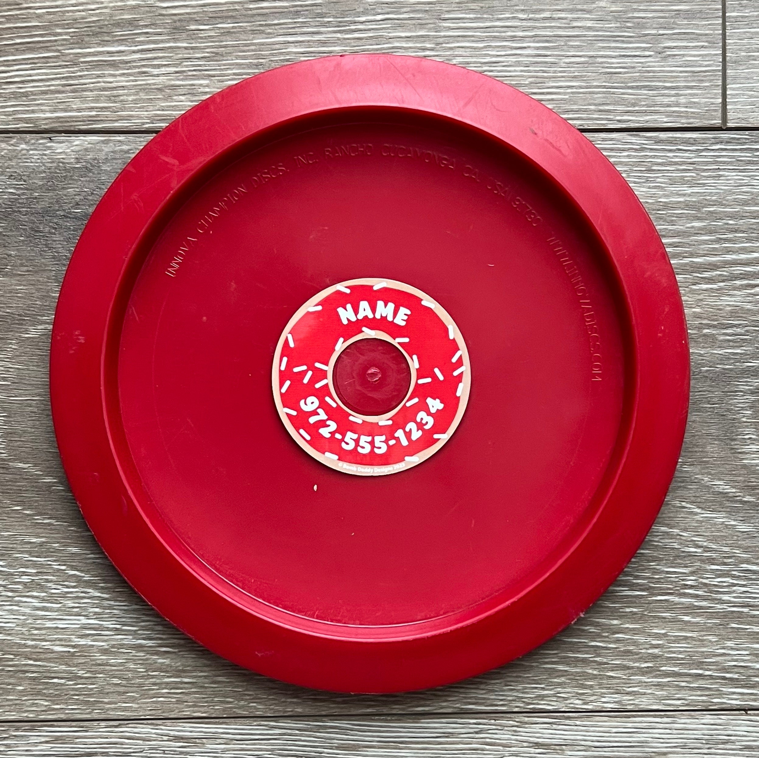 Disc Golf Labels 12 DONUTS Personalized - Etsy
