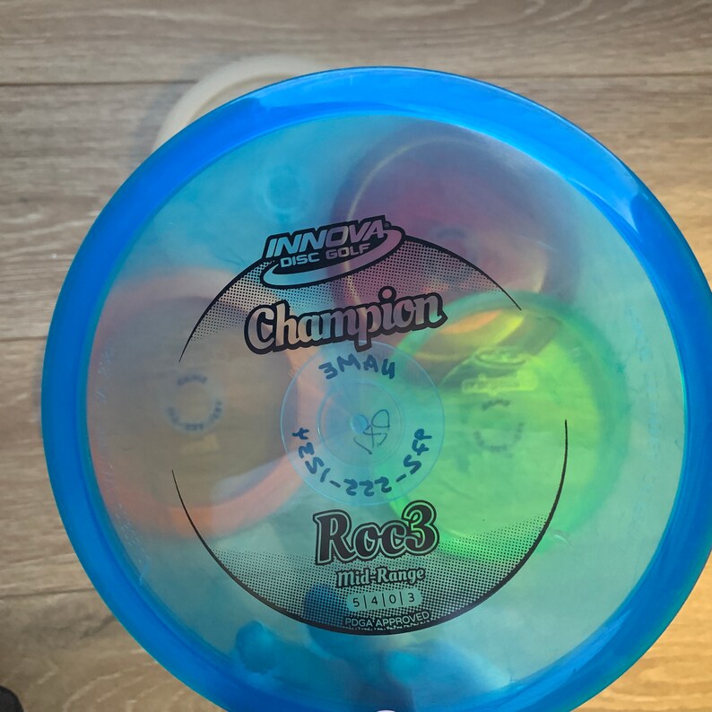 Disc Golf Labels Clear Minis Personalized - Etsy