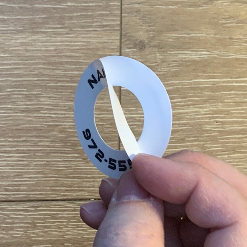 Disc Golf Labels Holographic Minis Personalized - Etsy