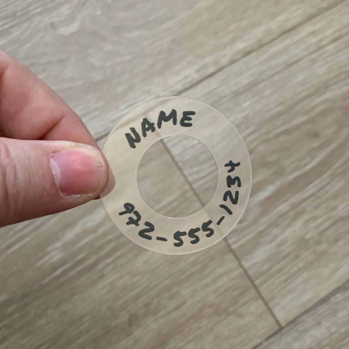 Disc Golf Labels Clear Minis Personalized - Etsy