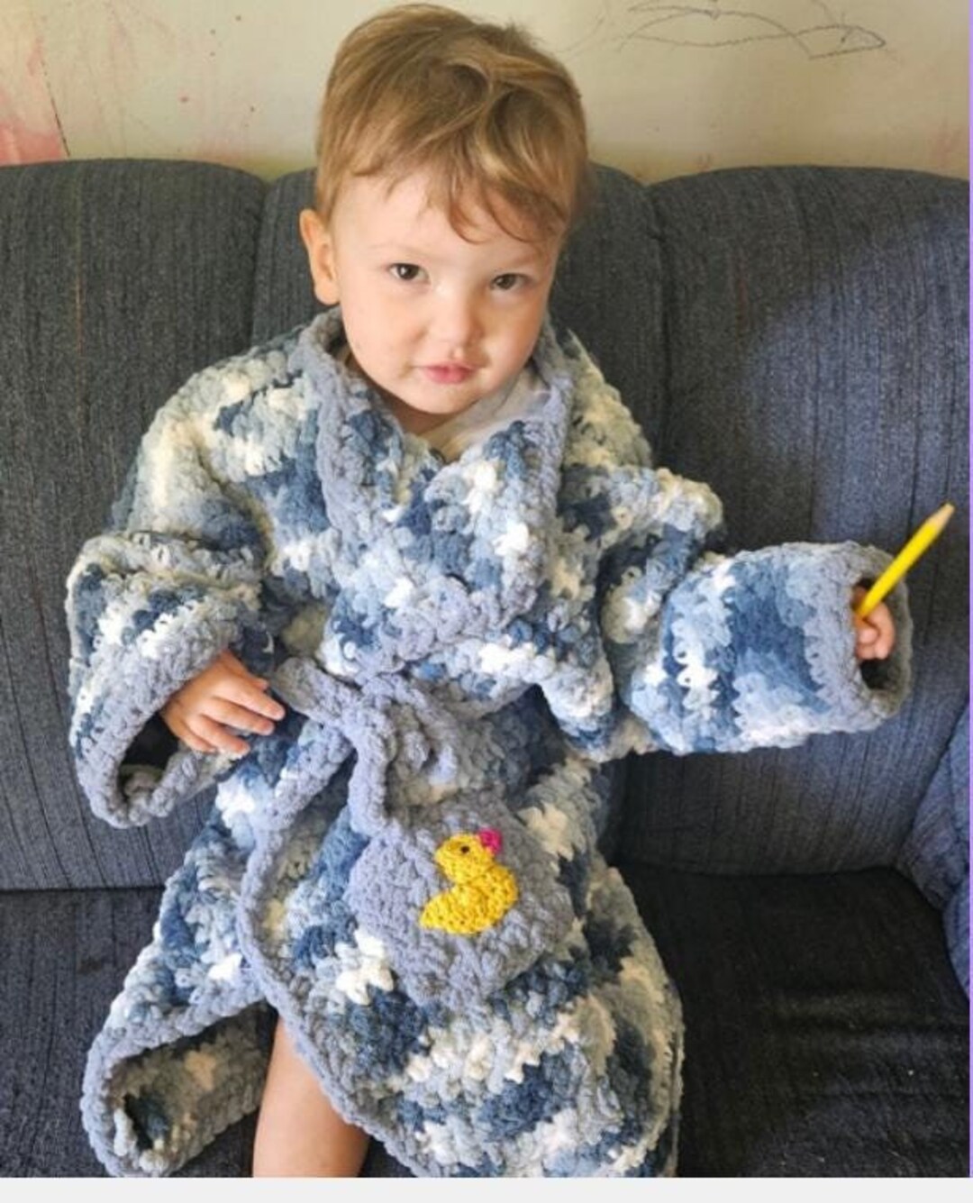 PATTERN: Comfy Kids Bathrobe Crochet Pattern - PDF Digital File - Etsy