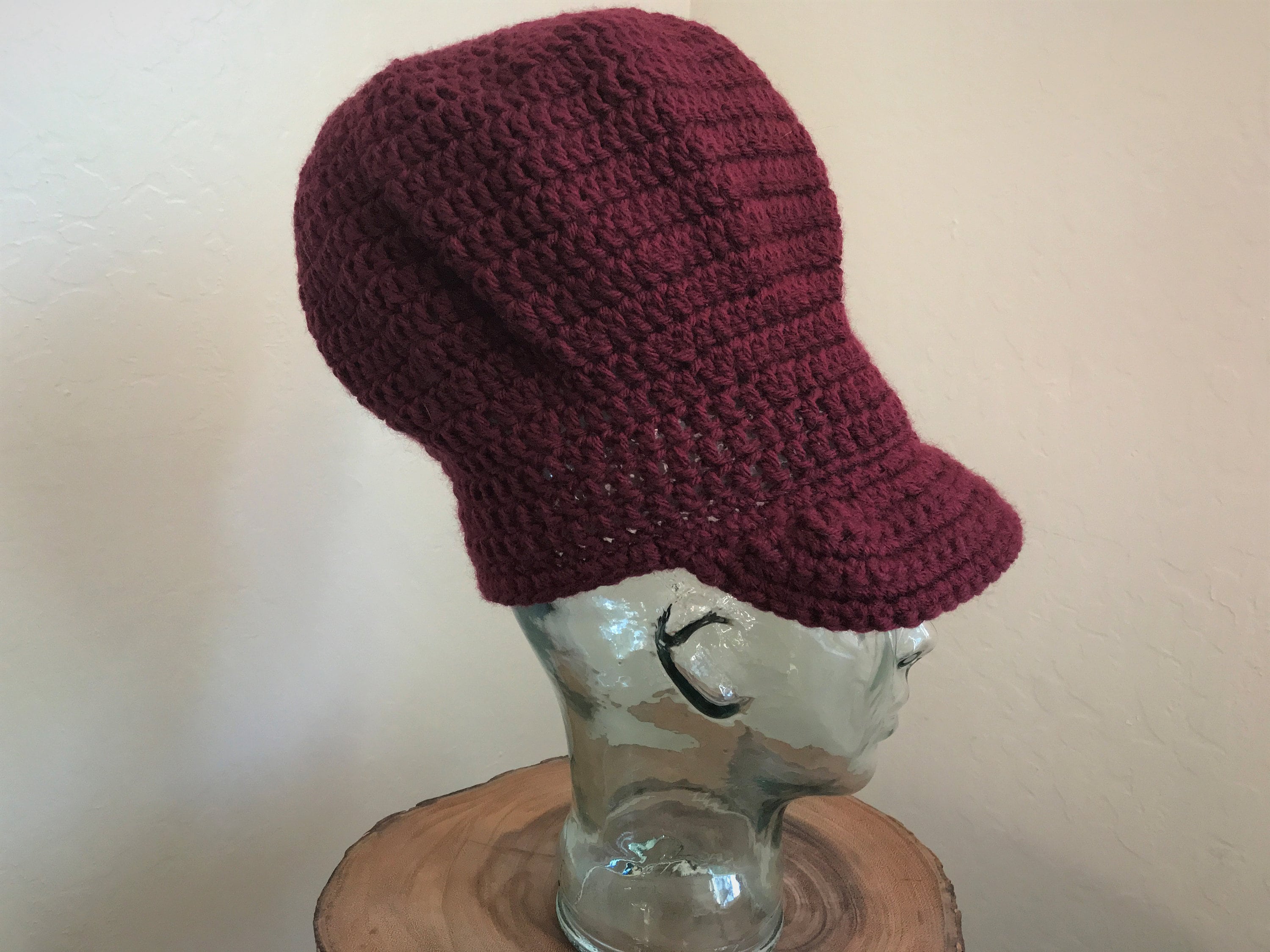 PATTERN Rasta Dreadlocks Hat / Tam With Brim Crochet PATTERN - Etsy