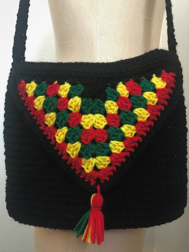 Rasta Vibes Purse CROCHET PATTERN Digital Download PDF - Etsy