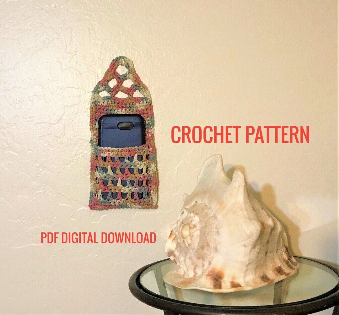 Crochet PATTERN - Hanging Cell Phone Holder PDF Digital Download - Etsy