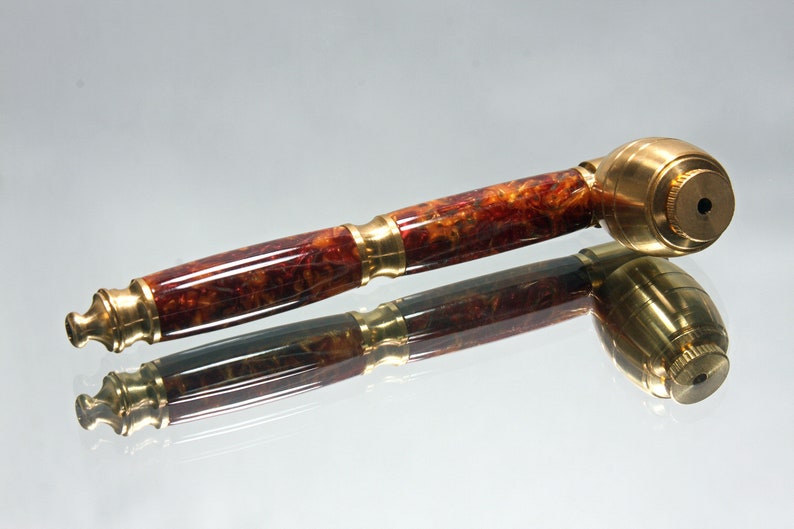 XL Jumbo Bowl Tobacco Smoking Pipe Handcrafted Resin Barrel, Fire Belly ...