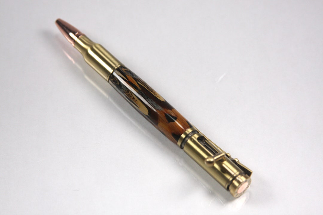 Handcrafted Ringneck Pheasant Feather Bolt Action Pen - A Bold ...