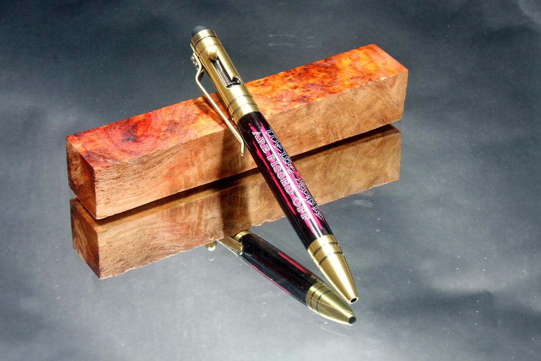 We the People Pen, Handcrafted Bolt Action Ballpoint Featured With ...