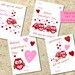 Printable Kids Owl Valentine Card, DIY Valentine Set Instant Download ...