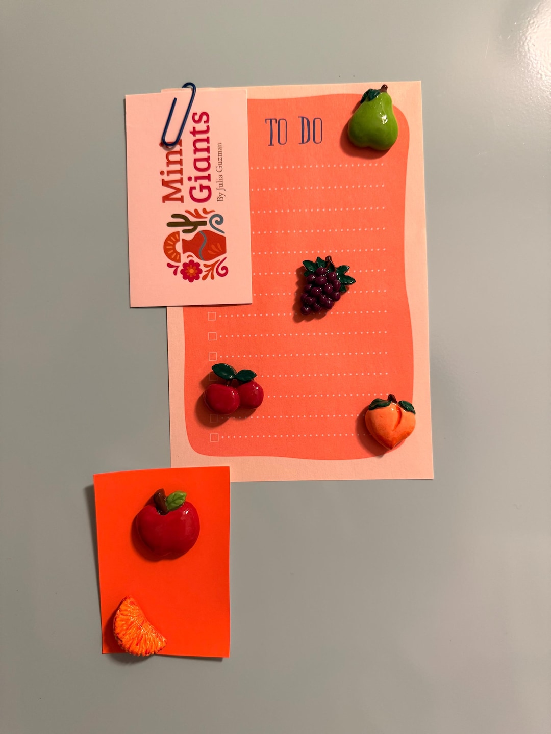 Handmade Fruit Fridge Magnets - Etsy