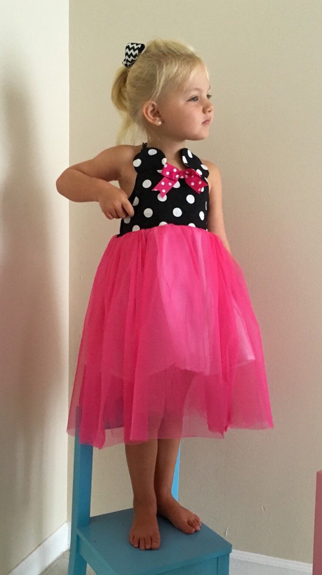 Minnie Mouse Inspired- Disney Princess, Twirly, Fairytale, Party Dress ...