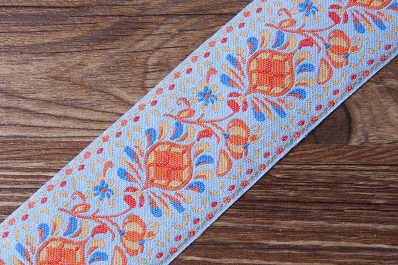 Lot Bundle 30yards Woven Jacquard Ribbon with Vintage Floral | Etsy