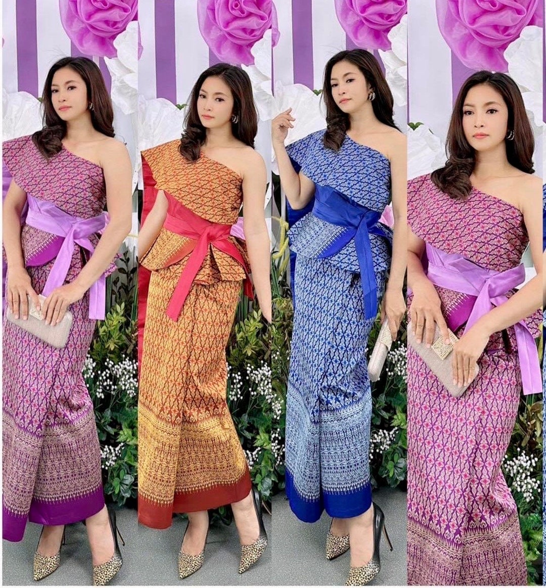 L-3XL, Khmer Outfit, Khmer USA Online Shop, Cambodian Formal Dress ...