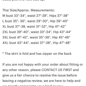 Asian 3XL Bust 42, Waist 36, Khmer, Thai, Lao Traditional Outfit, White ...