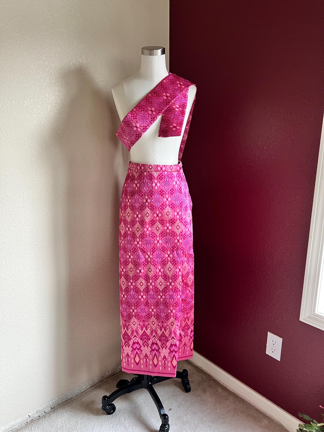 Waist 34” Traditional Khmer Sompot Bot, Cambodian, Thai, Lao ...