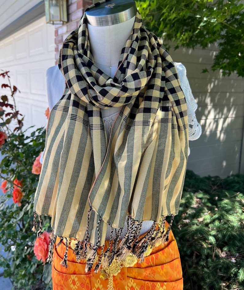 Khmer Krama Khmer Scarf Cambodian Scarf Cambodian Kromar - Etsy