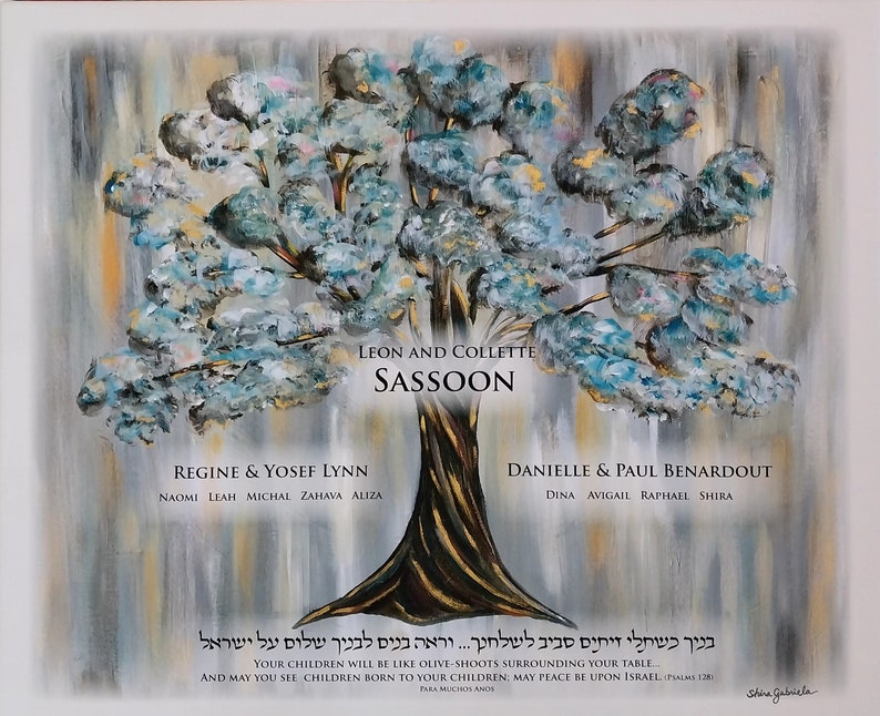 Winter Family Tree - Etsy