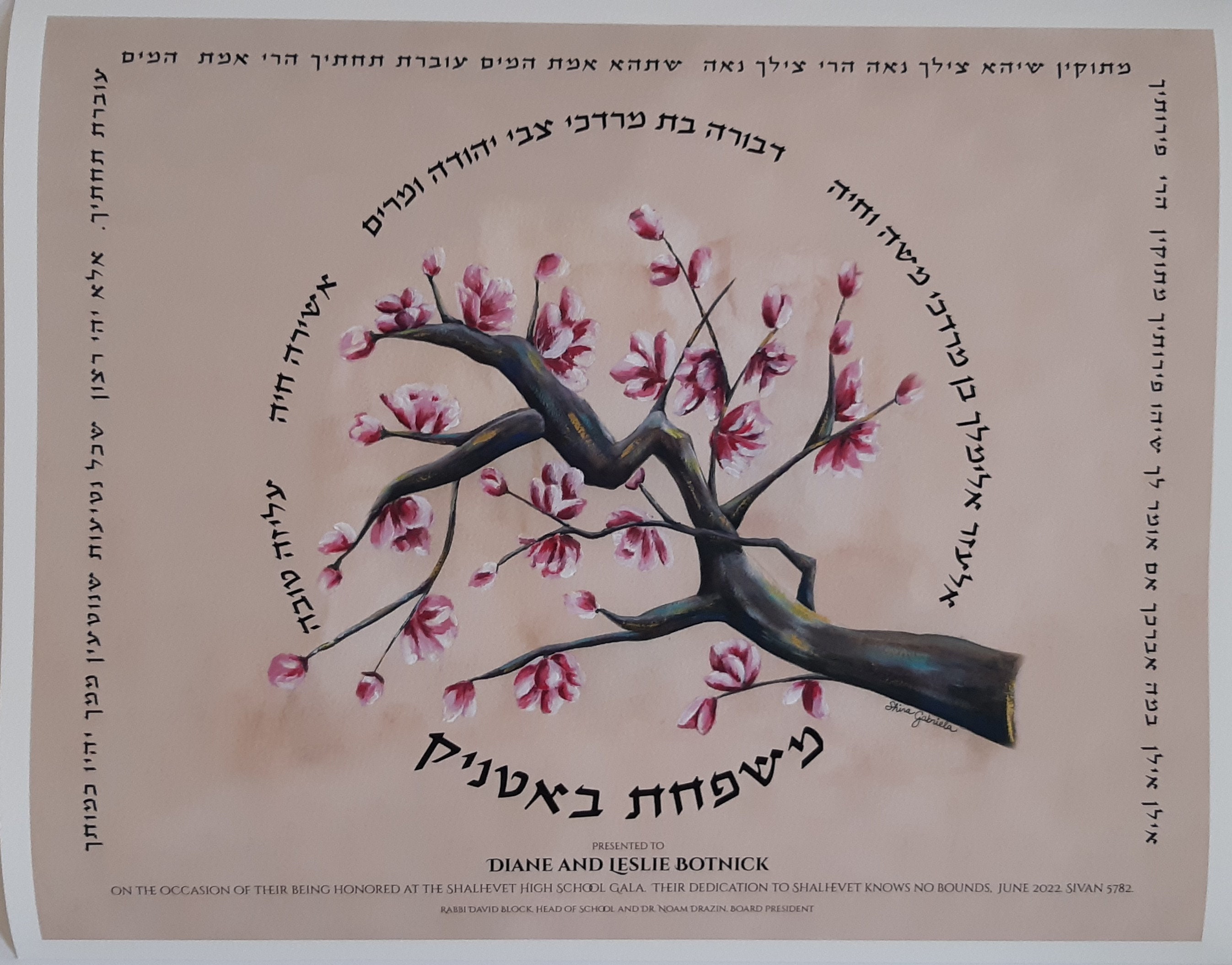 Cherry Blossom Family Tree - Etsy