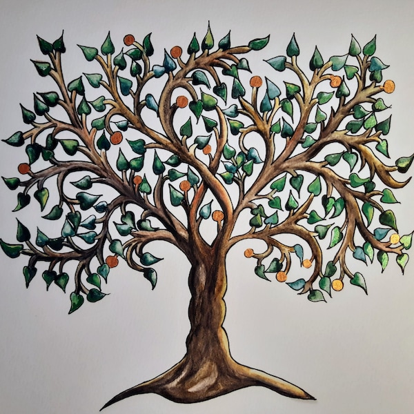 Calligraphy Family Tree - Etsy