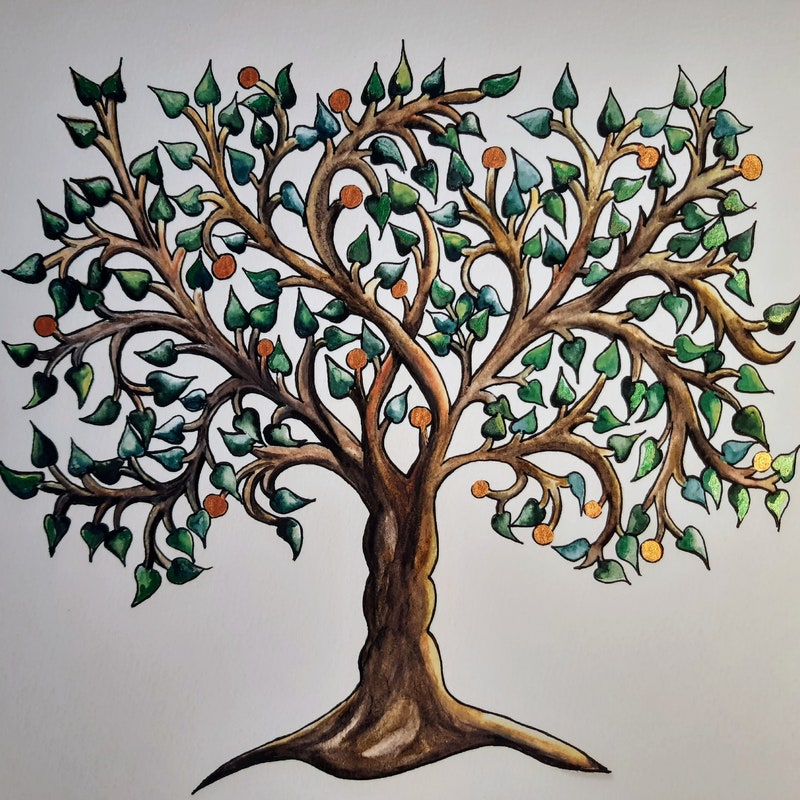 Calligraphy Family Tree - Etsy