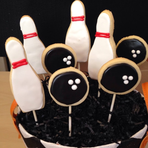 Bowling Cookies - Etsy