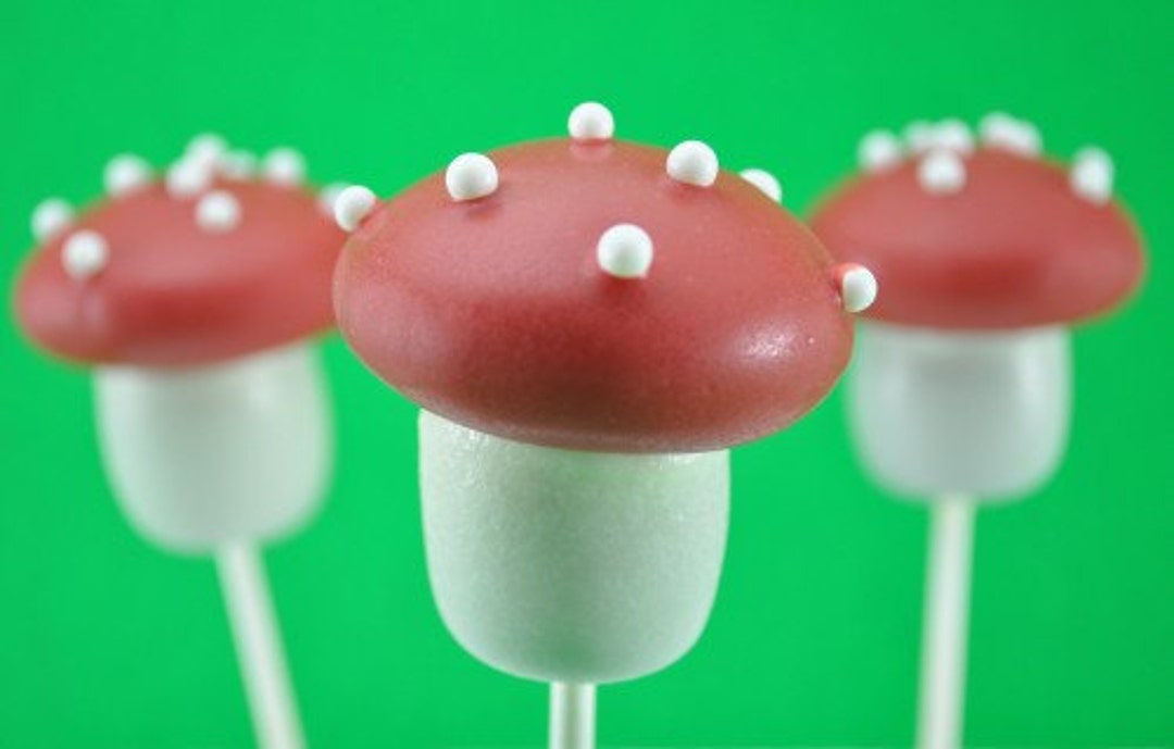 Mushroom Cake Pops - Etsy
