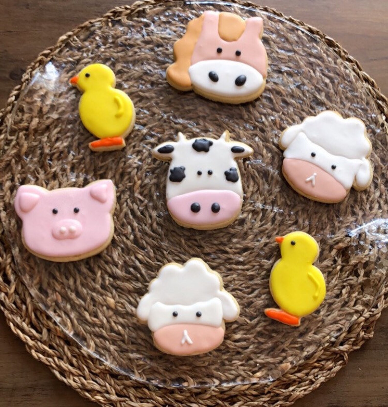 Farm Animal Cookies - Etsy