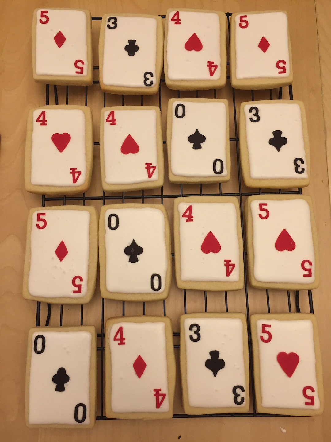 Deck of Cards Sugar Cookies - Etsy