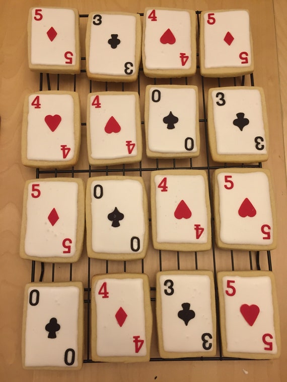 Deck of Cards Sugar Cookies | Etsy