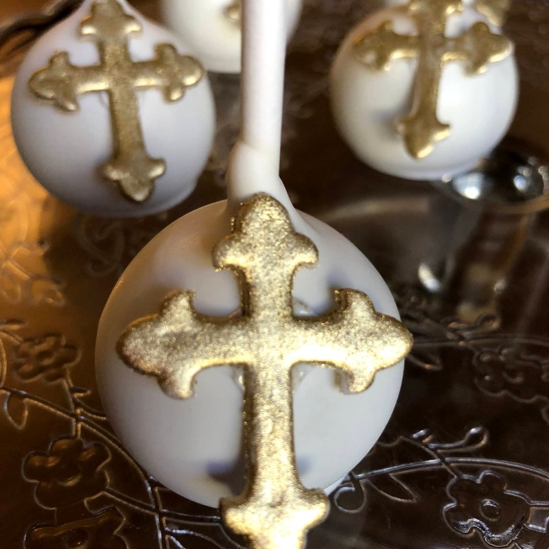 Baptism Cake Pops - Etsy