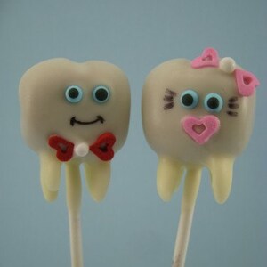 Tooth Cake Pops - Etsy