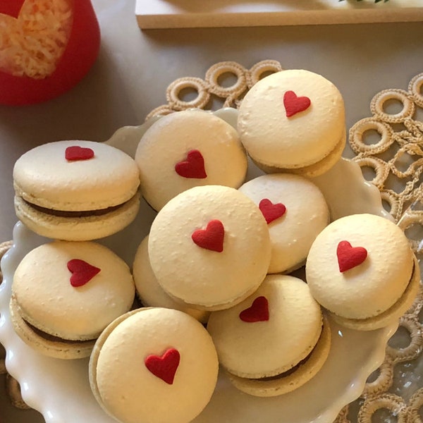 Heart Macaron - Etsy